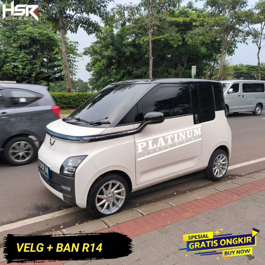 Jual PAKETAN VELG PLUS BAN R14 UNTUK WULING AIR EV SIAP PAKE | Shopee ...
