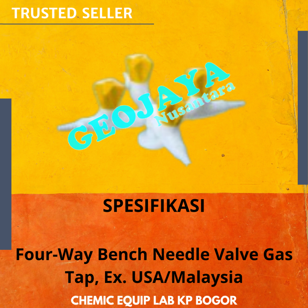 Jual Four-Way Bench Needle Valve Gas Tap, Ex. USA/Malaysia | Shopee ...