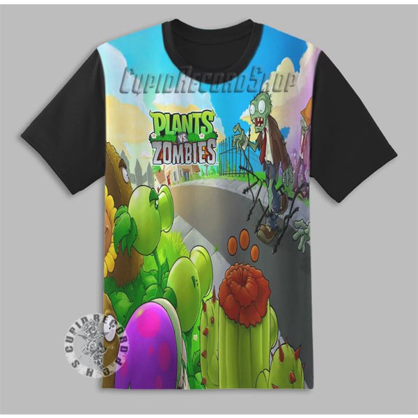 Jual Baju Plants Vs Zombies Kaos Game Zombie Anak Laki Laki 3D VV ...
