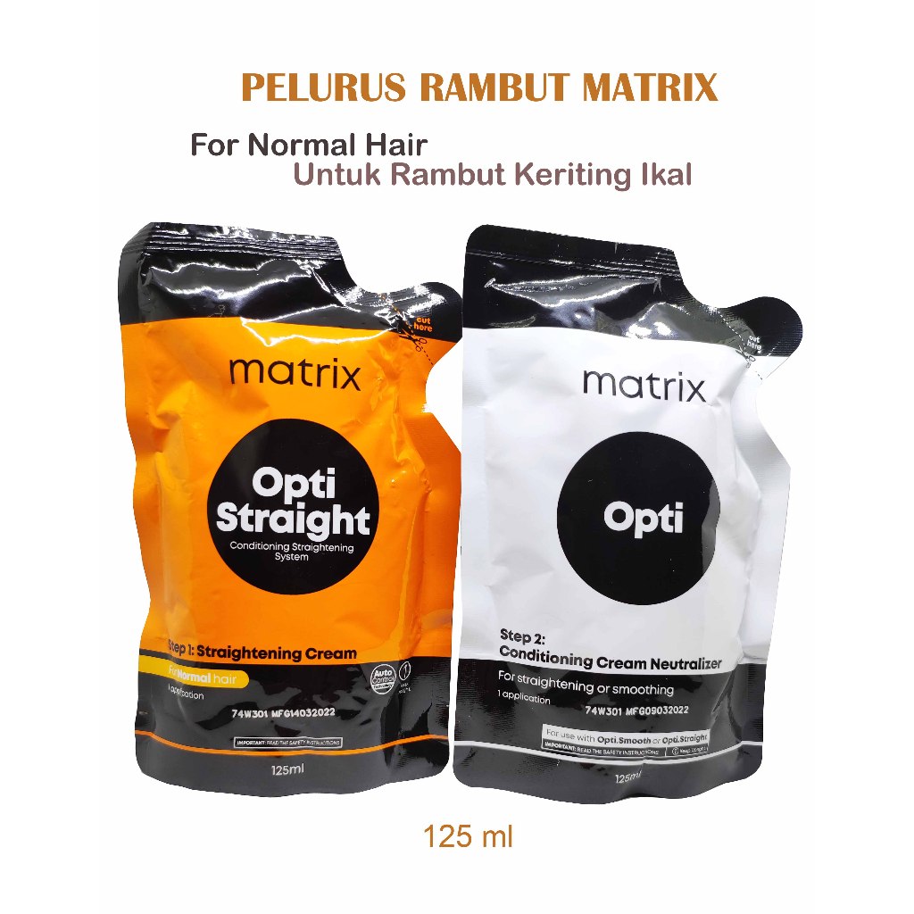 Jual Matrix Pelurus Rambut Smoothing 125 Ml Varian Normal/Ikal dan ...