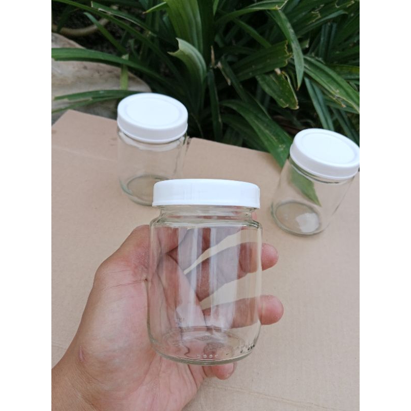Jual Jar kaca 250ml / jar 250 ml / toples selai 250ml / jar kaca madu ...