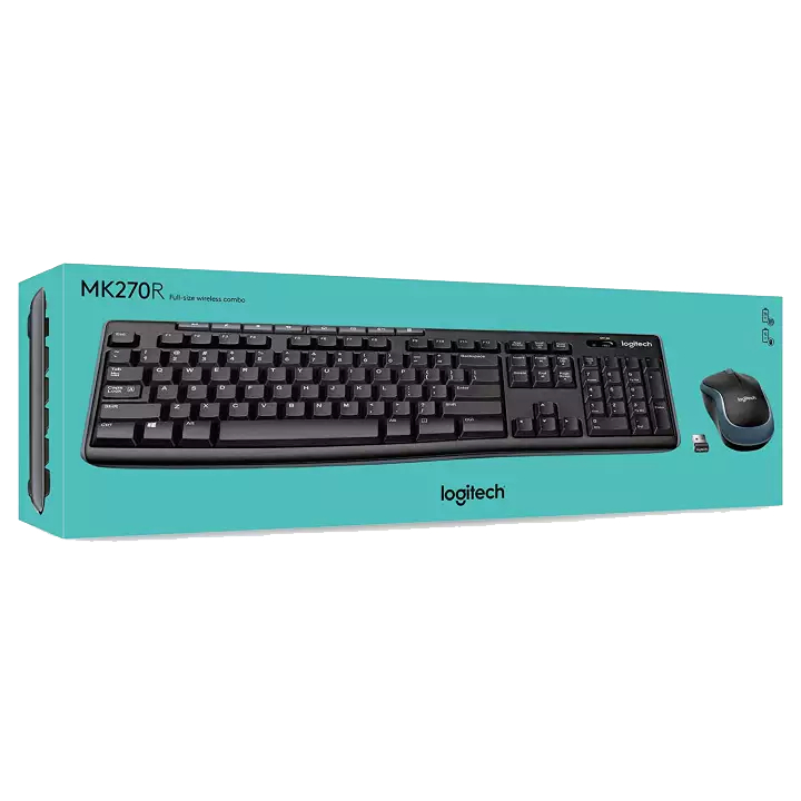 Jual Logitech Mk270r Wireless Keyboard And Mouse Combo Shopee Indonesia