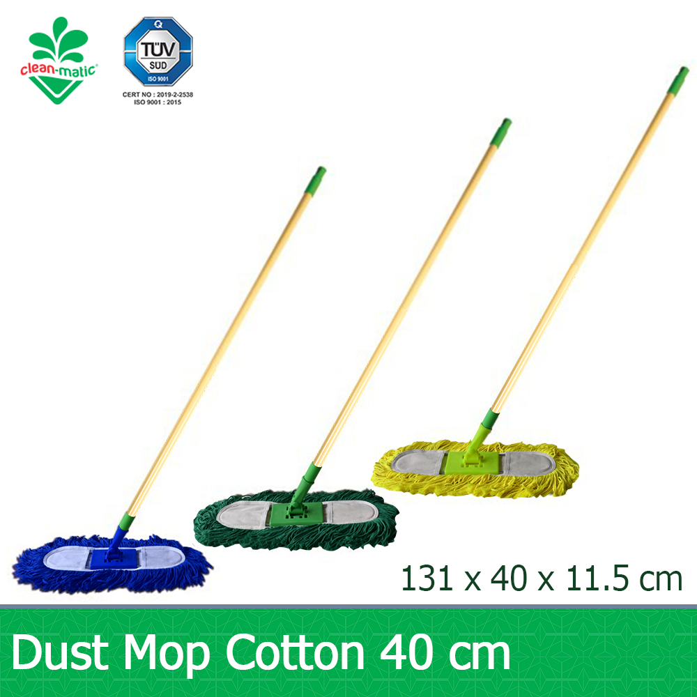 Jual Pusapu Dust Mop Cotton 40 cm Pendorong debu sapu pel lobby ...
