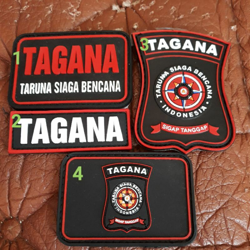 Jual patch rubber logo tagana taruna siaga bencana | Shopee Indonesia