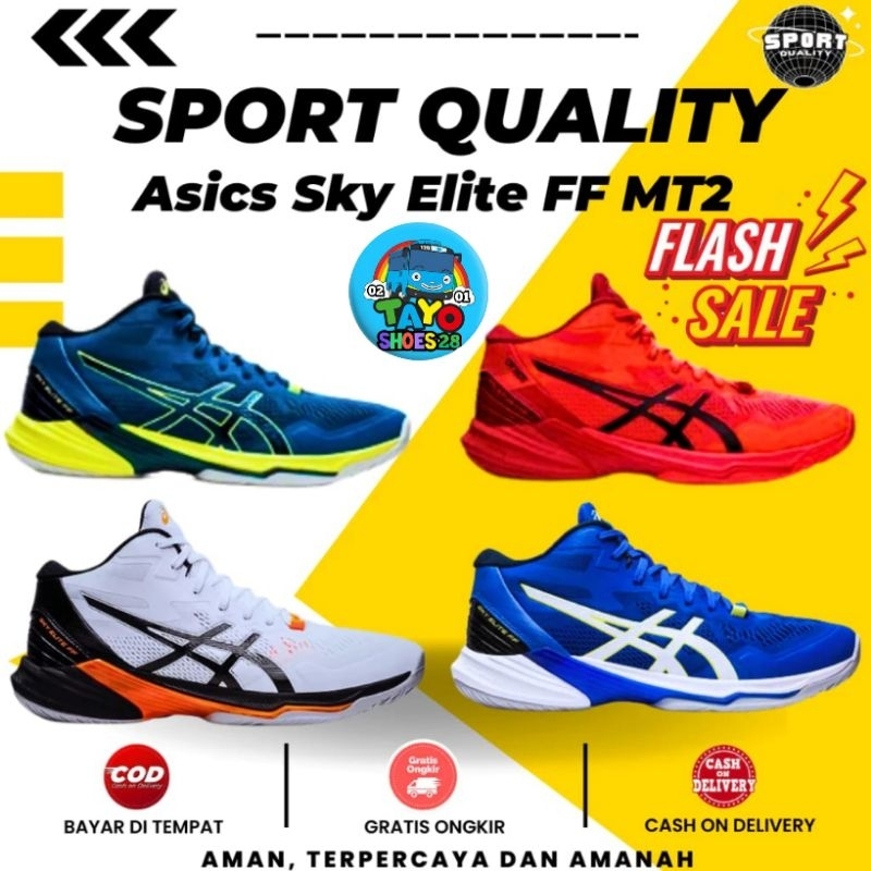 Jual Sepatu Voli Sky Elite MT Terbaru Sepatu Volly Pria Sepatu Olahraga ...