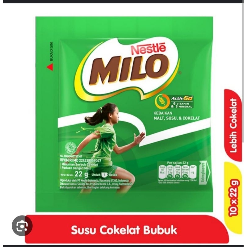 Jual Milo Sachet 22 gr isi 10 pcs | Shopee Indonesia
