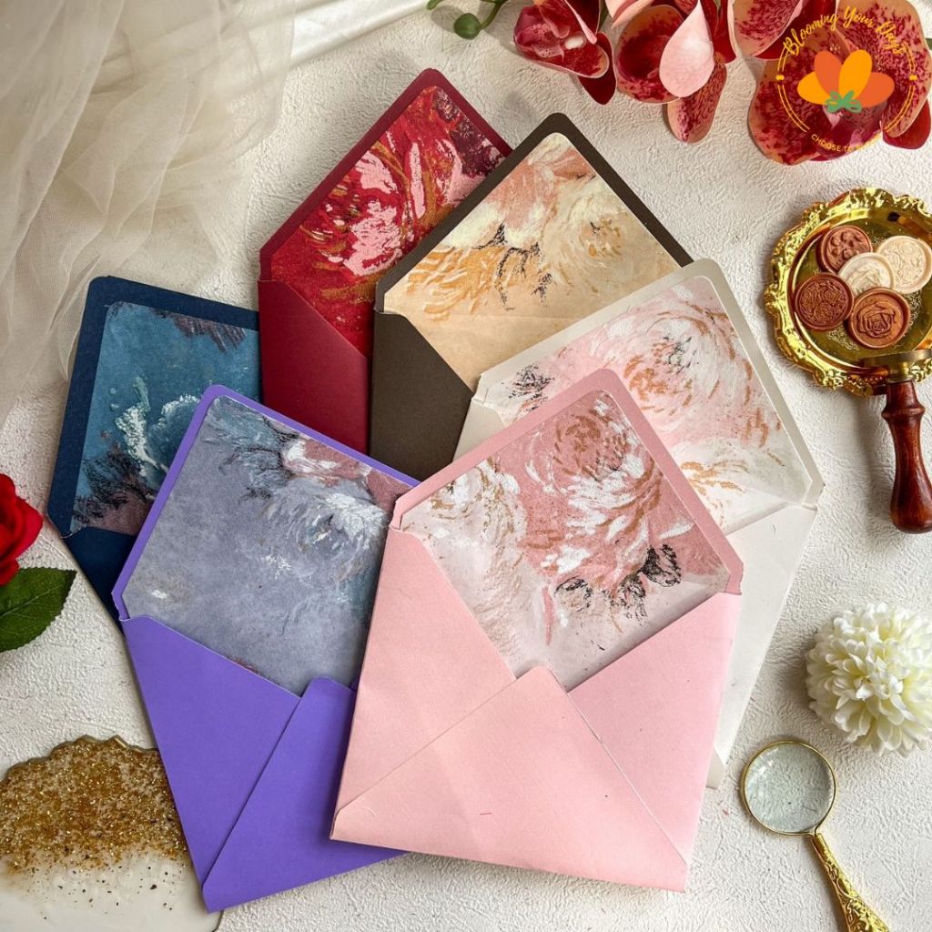 Jual amplop bunga amplop undangan kartu ucapan amplop aesthetic floral ...