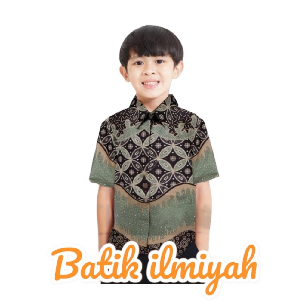 Jual Grosir Batik Anak - Kemeja Batik Anak Laki Laki Premium Lengan ...