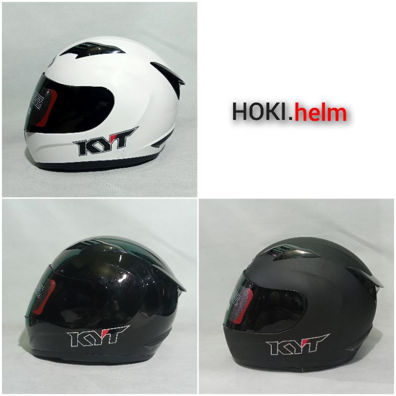 Jual HELM KYT R10 SOLID ORIGINAL 100% FREE PAKING BUBLEWRAP DAN KARDUS ...