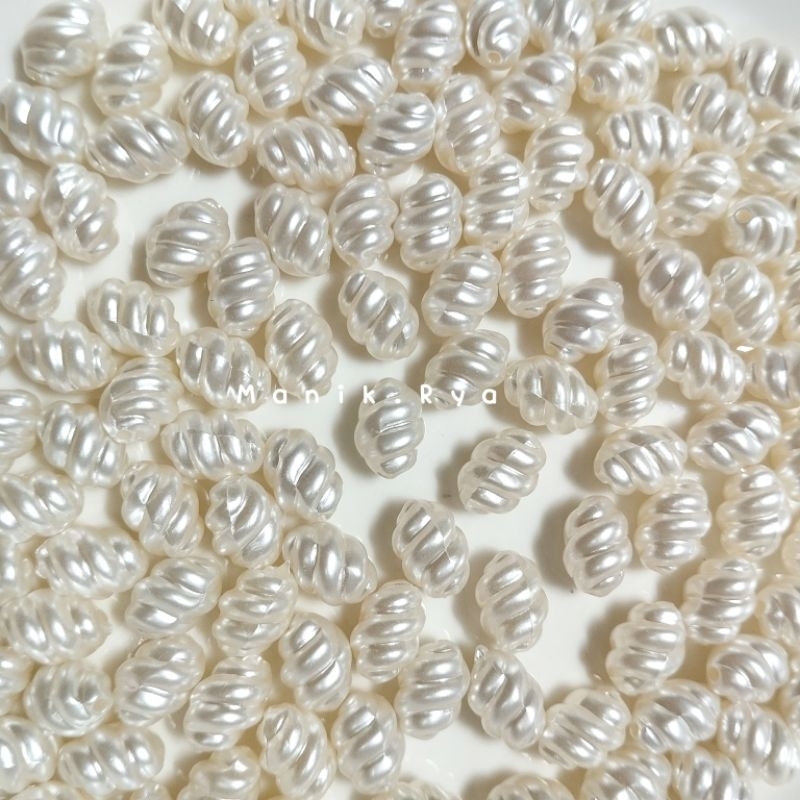 Jual Manik Mote Pearl Oval Ulir BW 20 gr | Shopee Indonesia