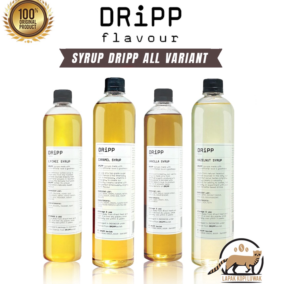 Jual B3stpr0 Dripp Syrup All Variant - Sirup Dripp Pandan, Caramel ...