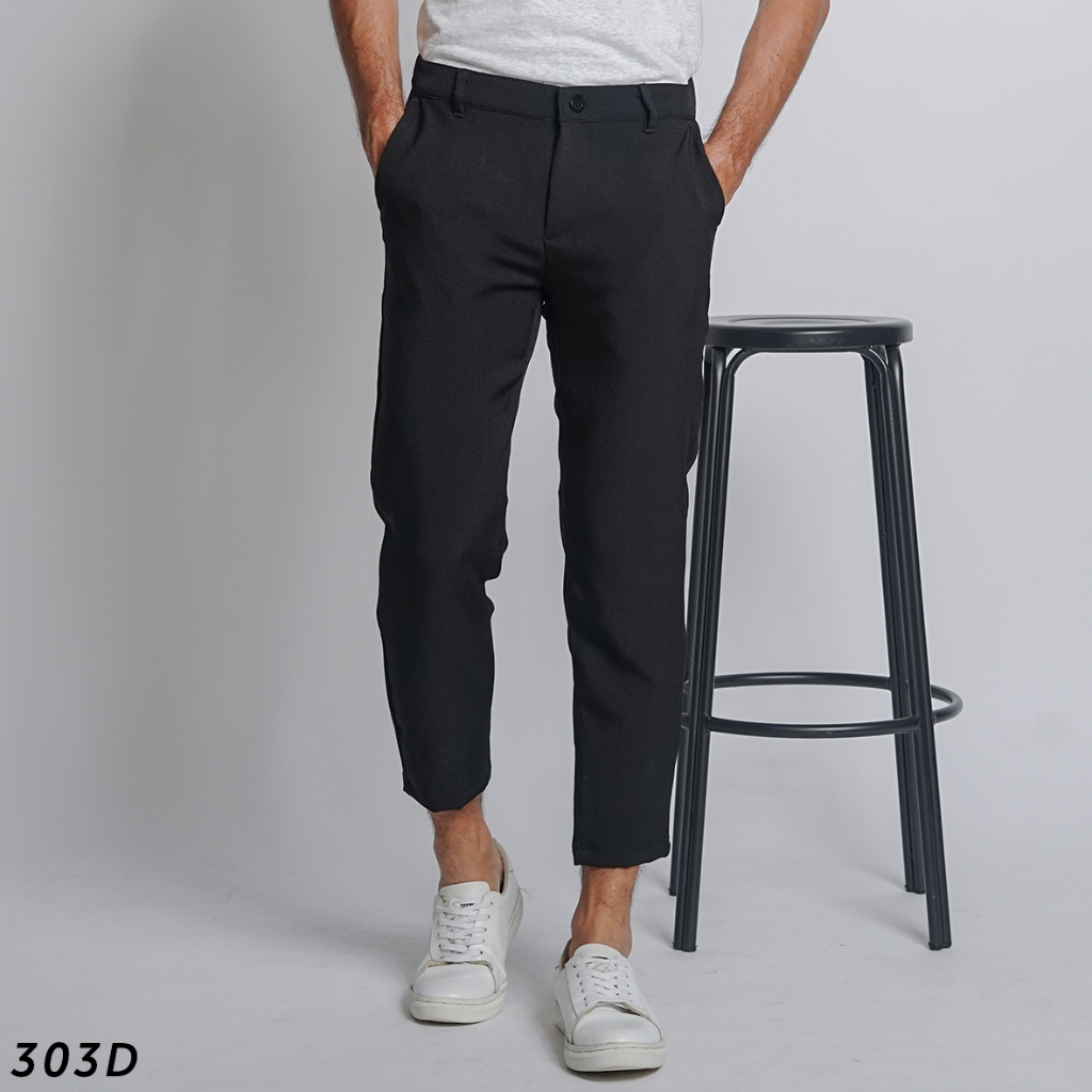 Jual HSRM - Dapper Formal Ankle Pants Variant 1 | Shopee Indonesia