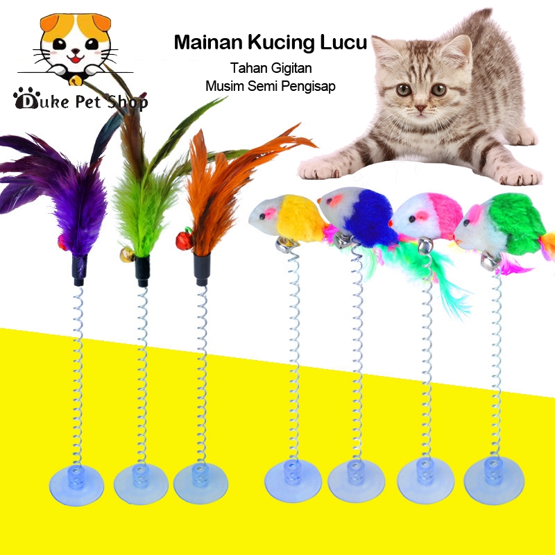 Jual Mainan Kucing 2 gaya Spring Rat Cat Toys Cat Toy Kitten Toys ...