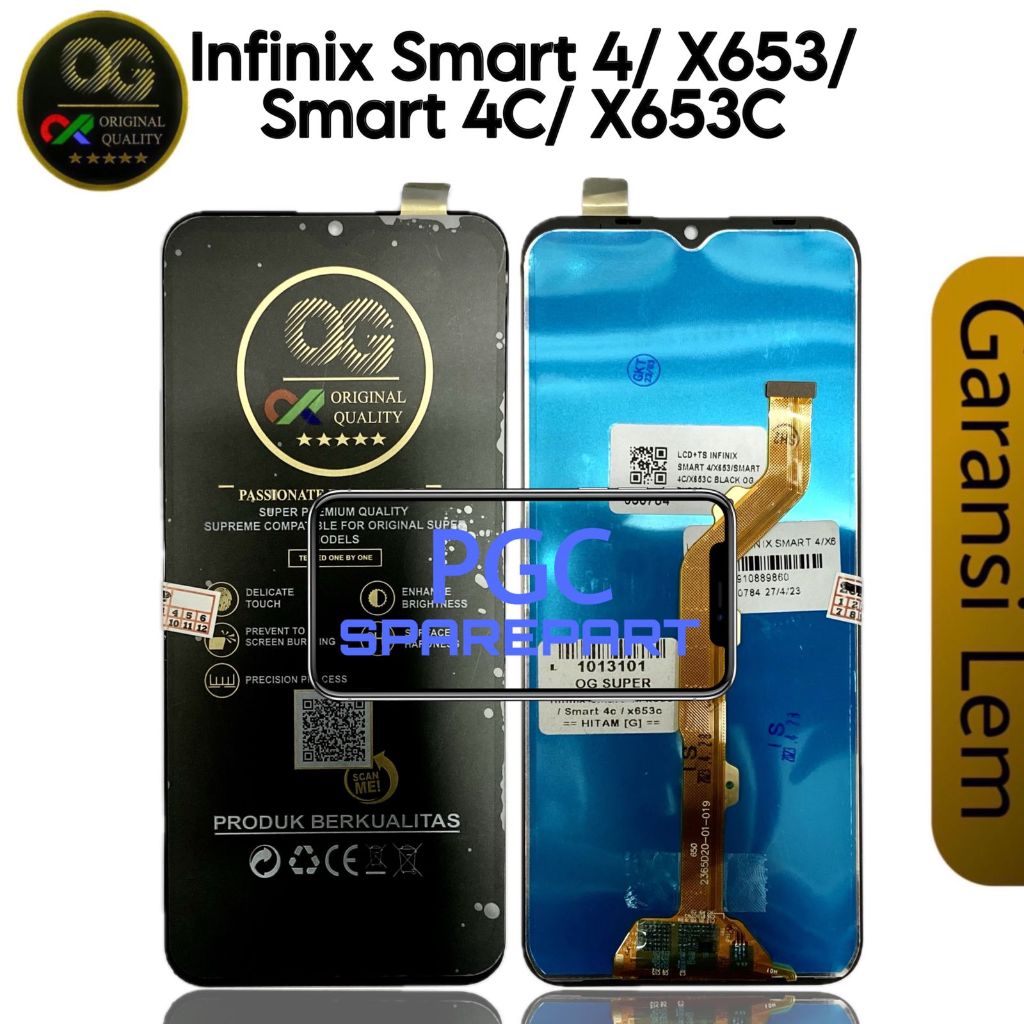 Jual ORIGINAL SUPER OG - LCD Touchscreen Fullset Infinix Smart 4 / X653 / Smart 4C / X653C ...