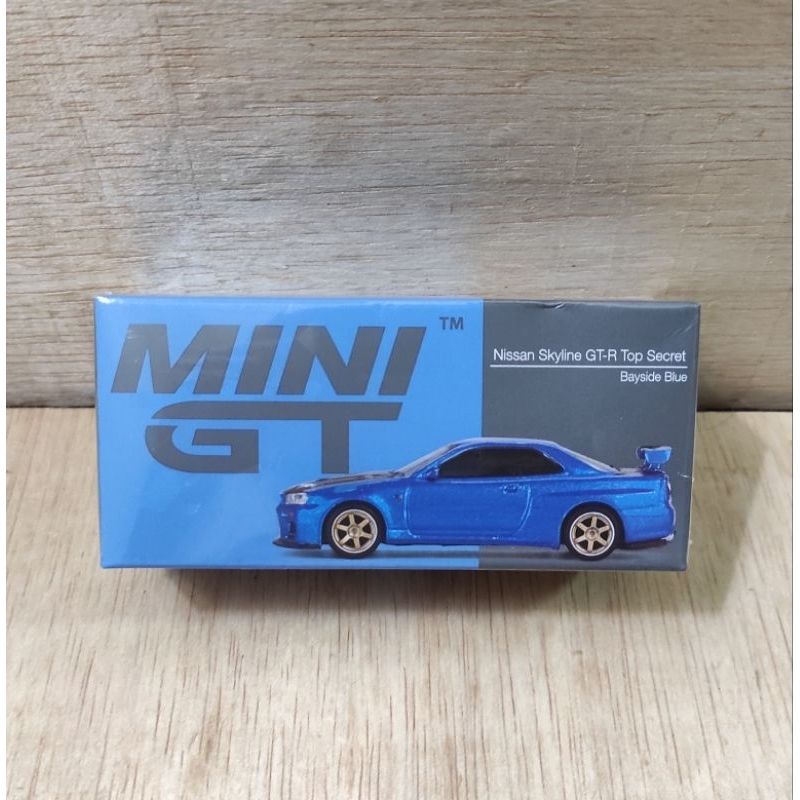 Jual Mini GT No. 531 Nissan Skyline GTR R34 Top Secret Bayside Blue ...