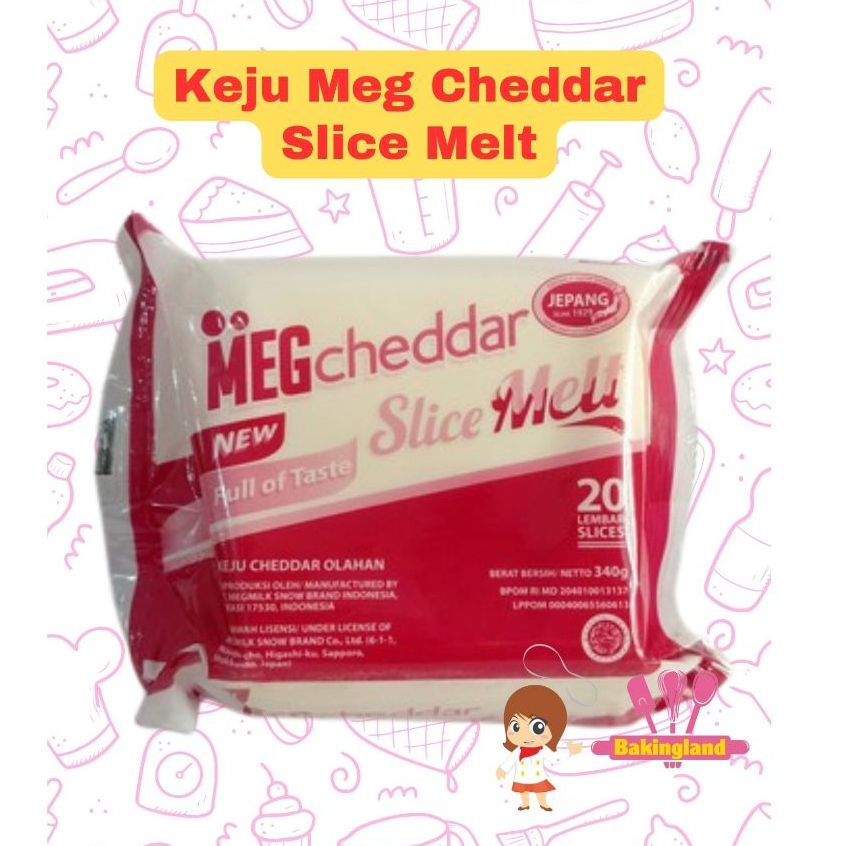 Jual Keju Meg Slices Melt Cheddar | Shopee Indonesia