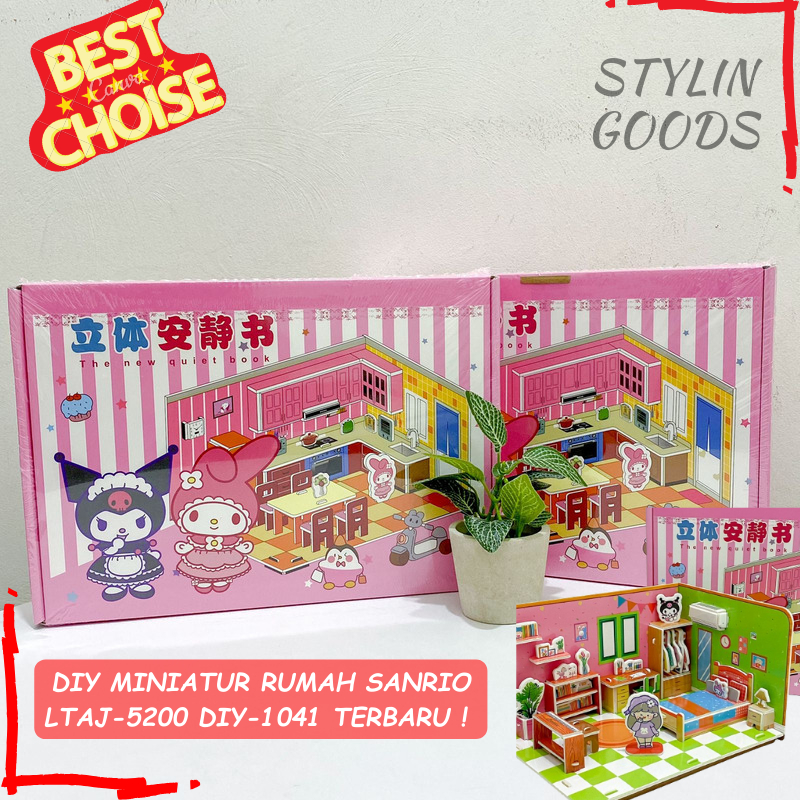 Jual LTAJ-5200 DIY-1041 PAKET BOX DIY MINIATUR RUMAH SUSUN SANRIO ...