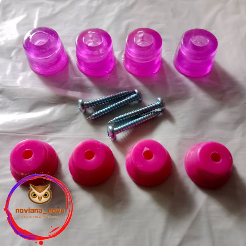 Jual PIN KARET KAKI SANGKAR MOTIF BAHAN KARET COCOK UNTUK SANGKAR MURAI ...