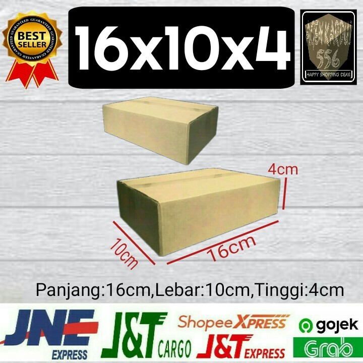 Jual 16x10x4 kardus packing/kardus mini/kardus murah | Shopee Indonesia