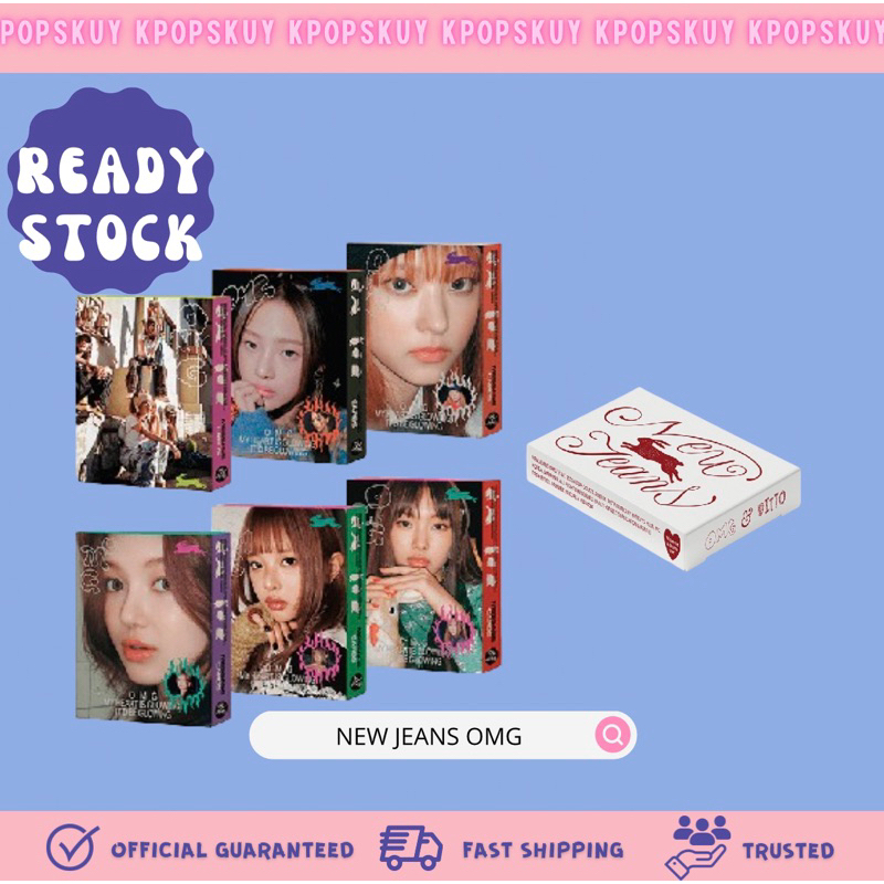 Jual NEW JEANS OMG VER ALBUM READYSTOCK MESSAGE CARD WEVERSE VERSION PHOTOBOOK OFFICIAL SEALED ...