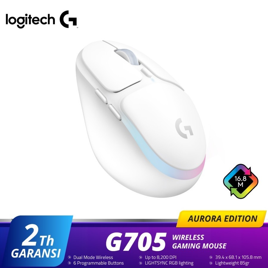 Jual Logitech G705 Wireless Gaming Mouse | Shopee Indonesia
