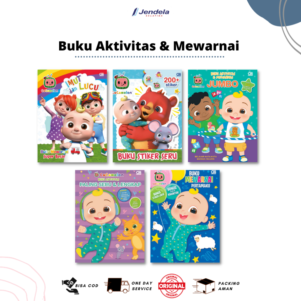 Jual Buku Mewarnai Anak - Mewarnai & Aktivitas + Buku Sticker, Buku ...