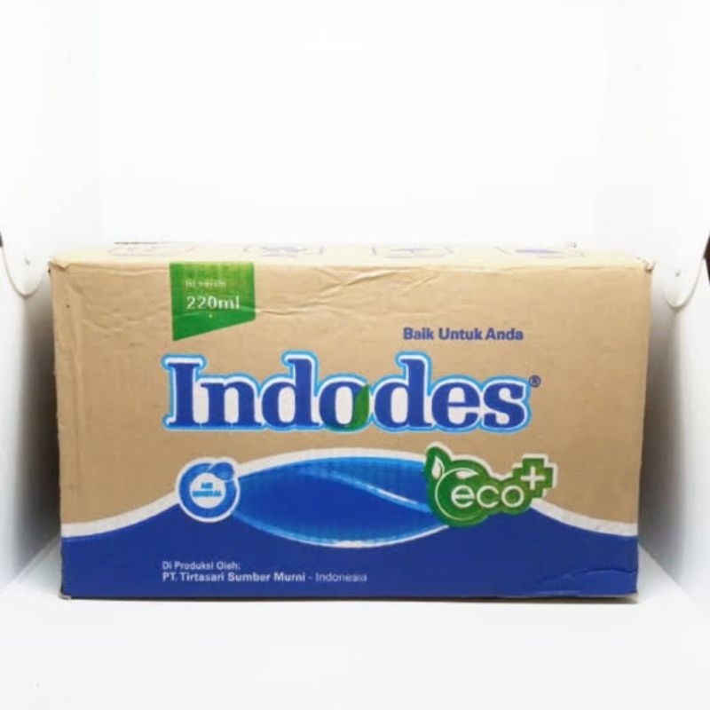 Jual INDODES AIR MINERAL CUP/GELAS (48CUPS X 220ML) | Shopee Indonesia