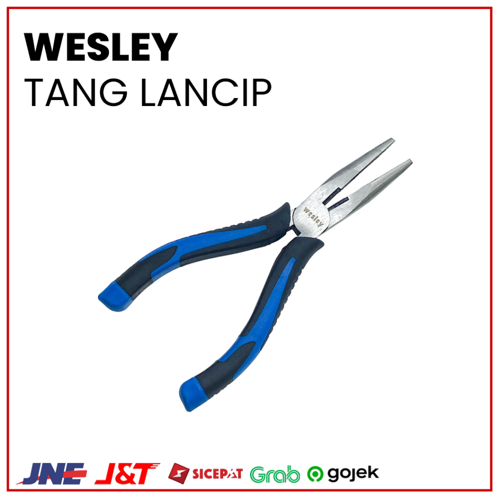 Jual WESLEY Tang Lancip / Long Nose Pliers - 6 inch | Shopee Indonesia