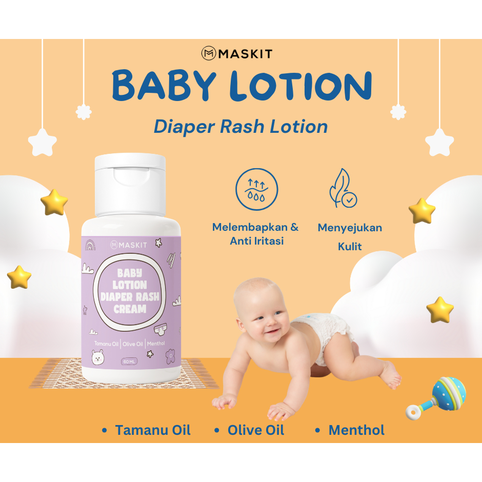 Jual Diaper Rash Cream Lotion Krim Ruam Popok Bayi Baby Lotion Ruam ...