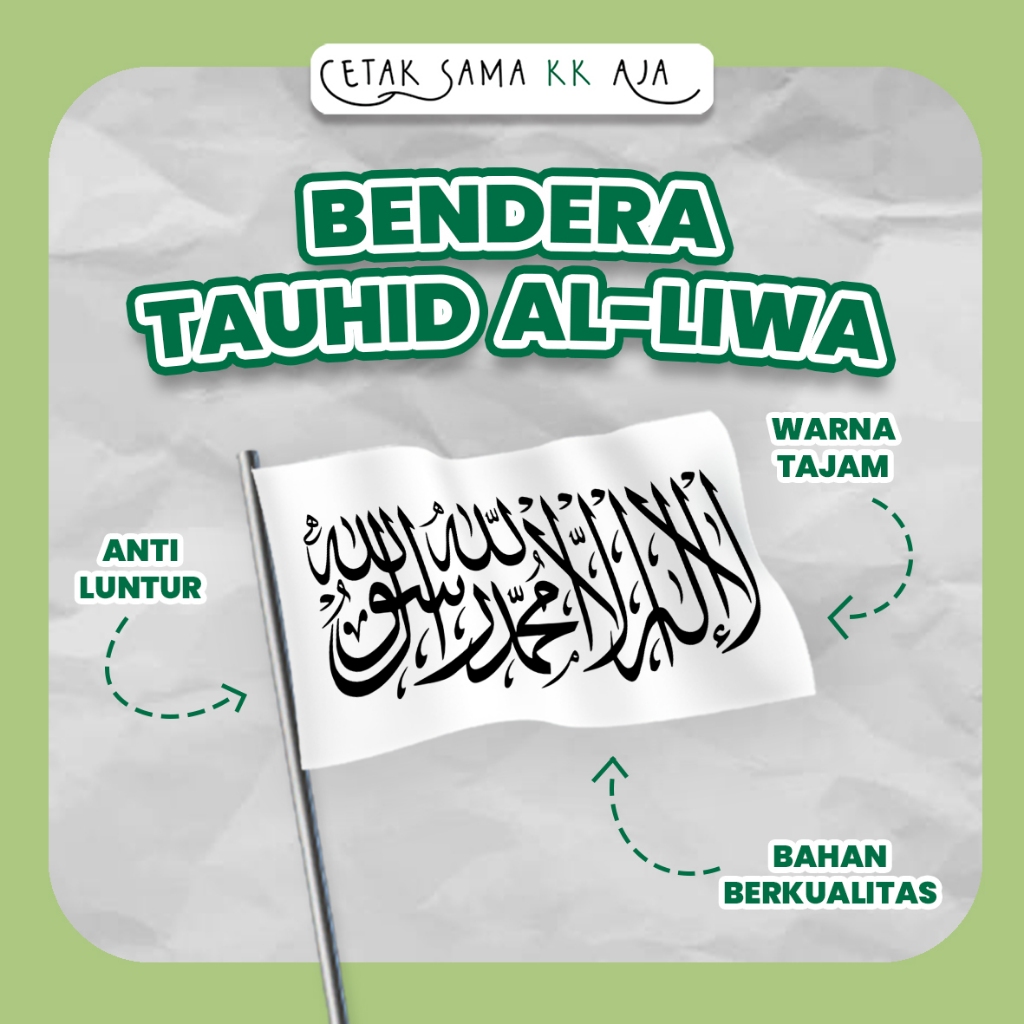 Jual BENDERA TAUHID AL LIWA AR RAYAH KUALITAS TINGGI BAGUS TEBAL ...