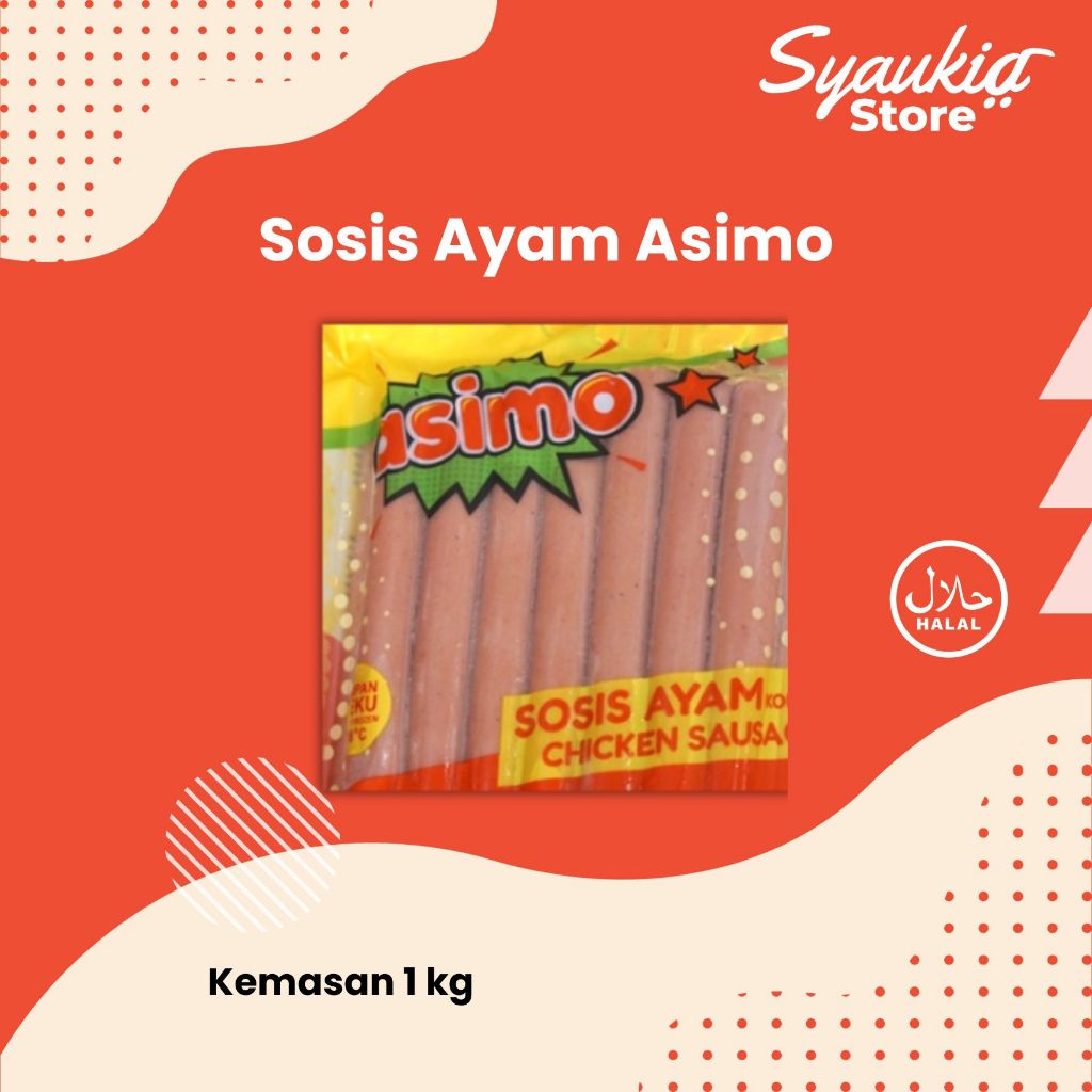 Jual Sosis Ayam Asimo 1KG / Enak / Lezat | Shopee Indonesia