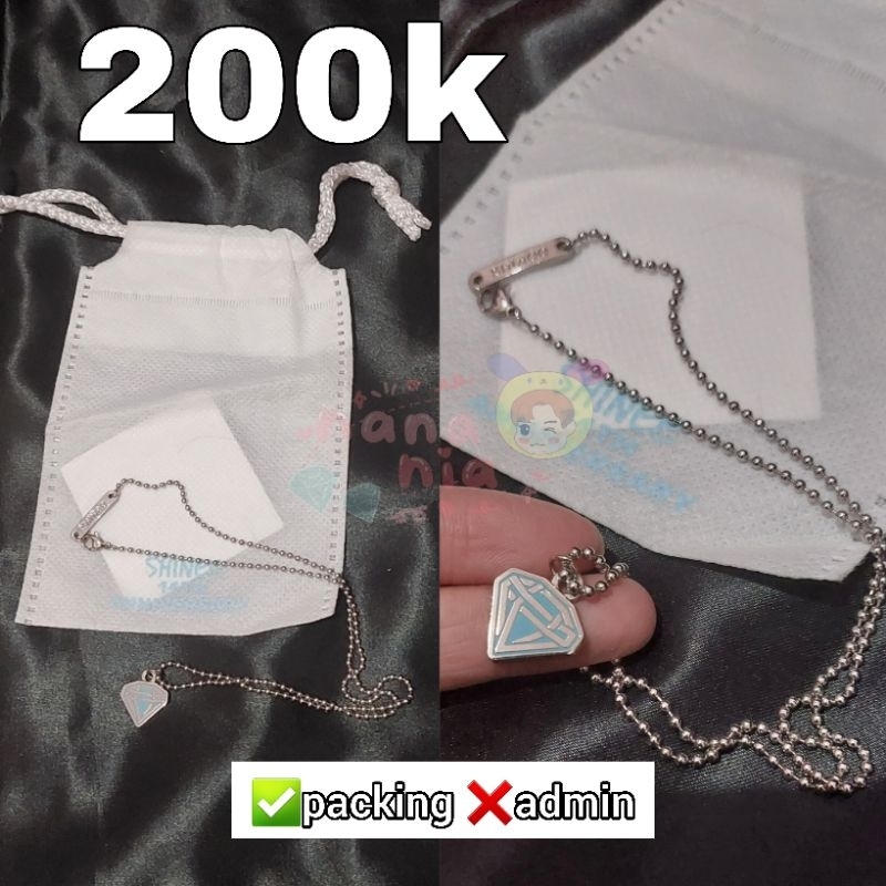 Jual OFFICIAL Necklace Only MD 14th Anniversary SHINee Onew Key Minho ...