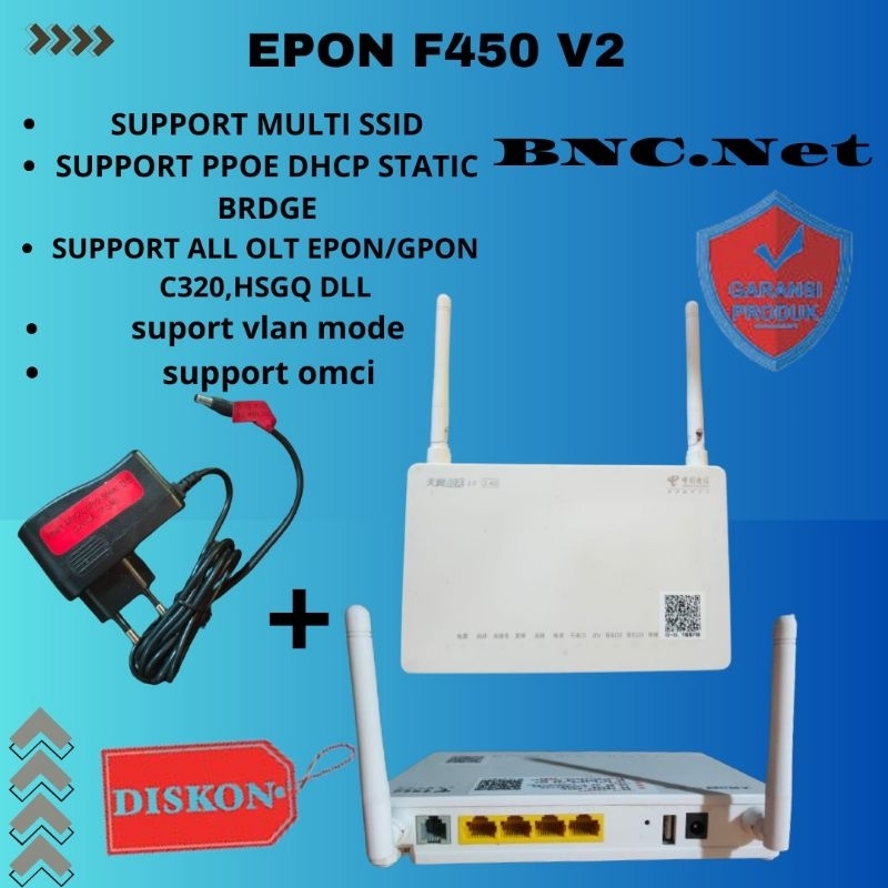 Jual MODEM ZTE EPON F450 V3/V2 antena 5db | Shopee Indonesia