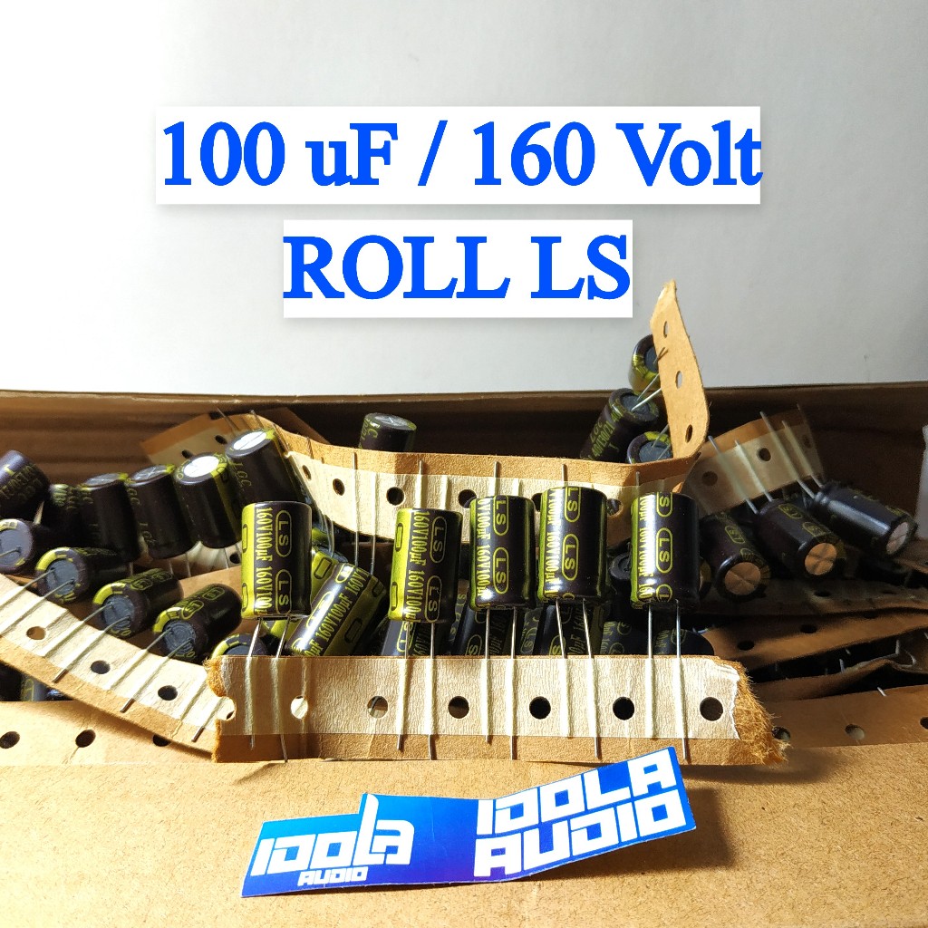 Jual LS Elco 100 uF / 160 Volt ROLL | Kapasitor Elko 100uF / 160V Roll ...
