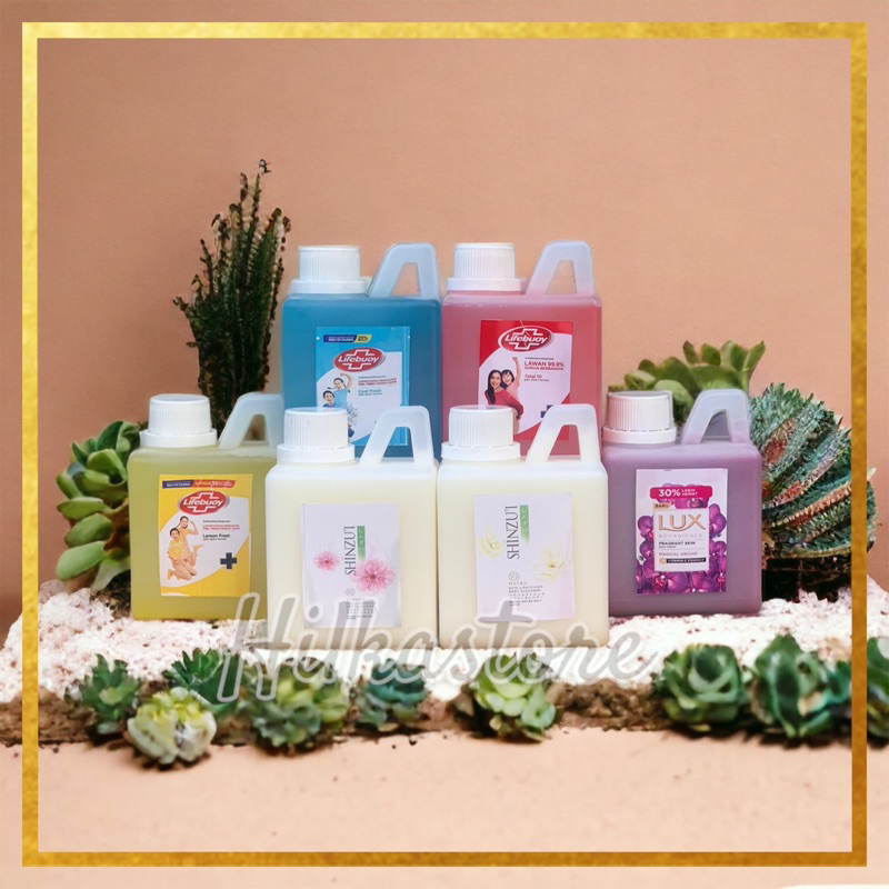 Jual Hemat Sabun Mandi Cair Repack Refill 500ml Shopee Indonesia