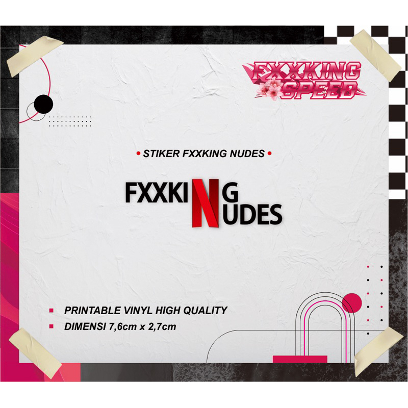 Jual STIKER FXXKING NUDES | Shopee Indonesia