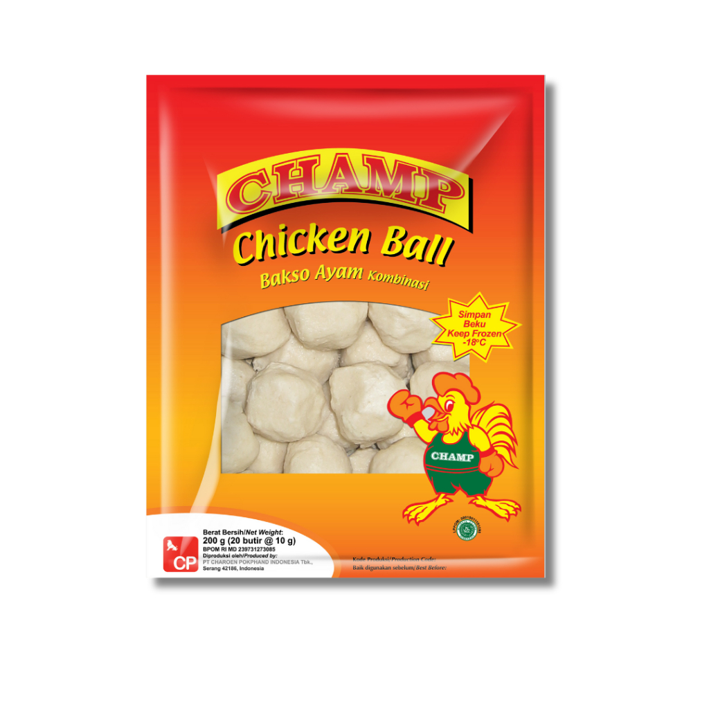 Jual Champ Chicken Ball Bakso Ayam 500 gr (AREA SUMBAR) | Shopee Indonesia