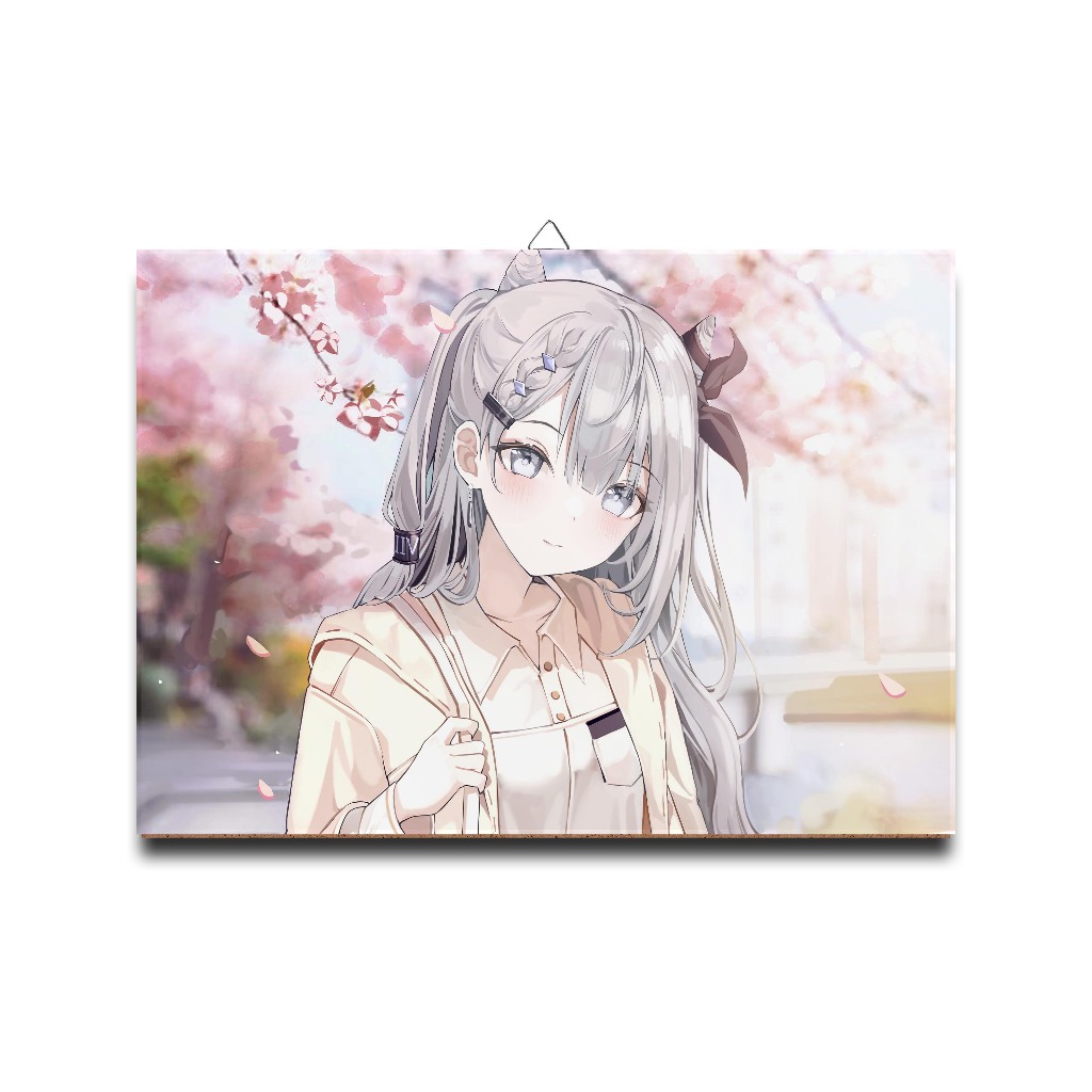 Jual Poster dinding kayu anime vtuber VESTIA ZETA SMILE - HOLO ID ...