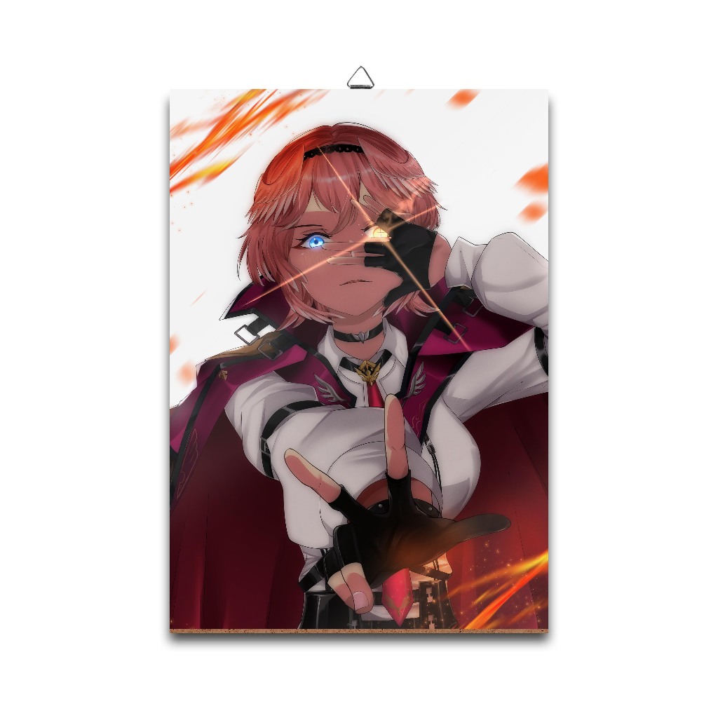 Jual Poster dinding kayu anime vtuber TAKANE LUI SHINE EYE - HOLO JP ...