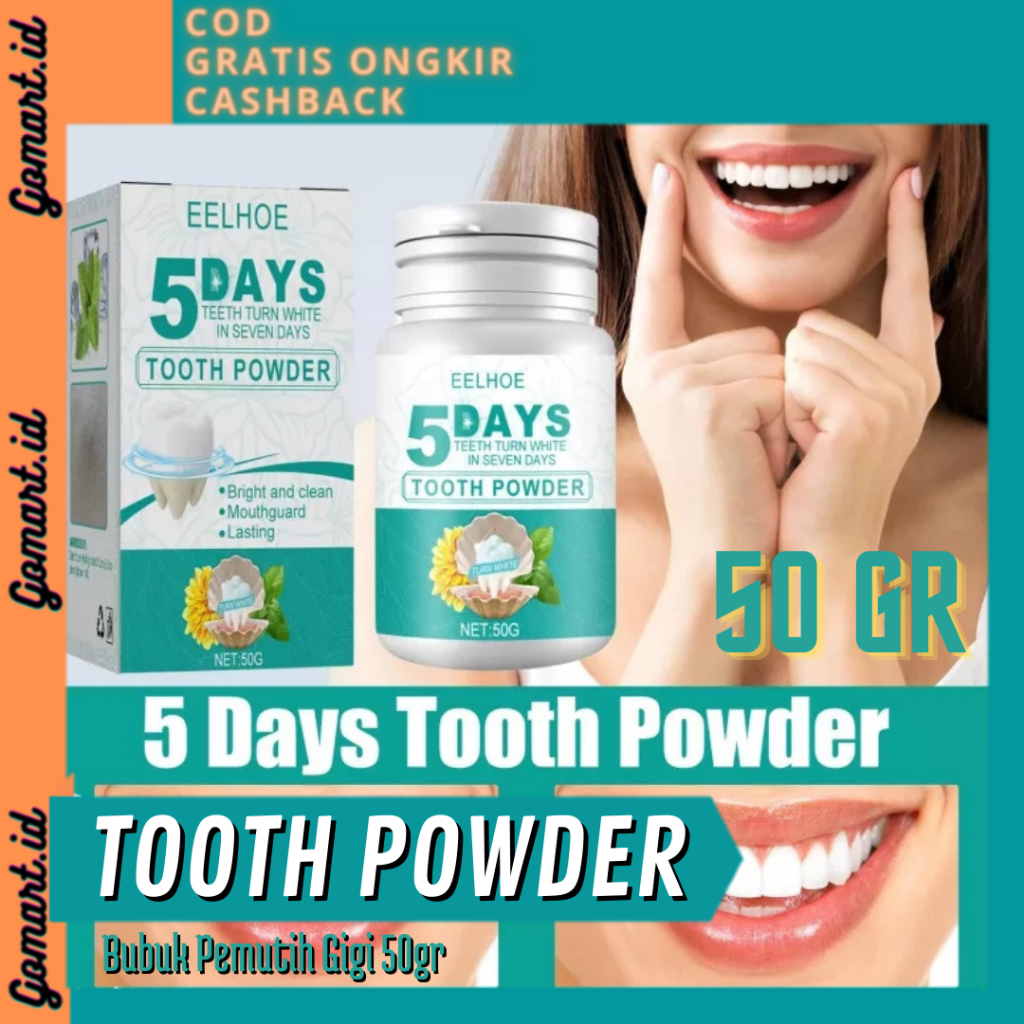 Jual EELHOE 5 Days Tooth Powder 50gr - EELHOE Bubuk Pemutih Gigi 50gr ...