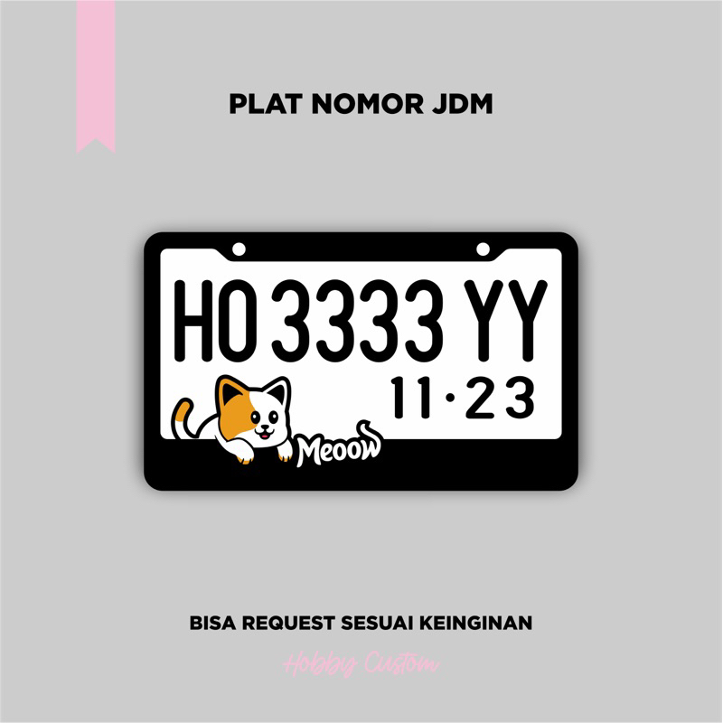Jual Frame Plat Nomor JDM semua motor | Shopee Indonesia