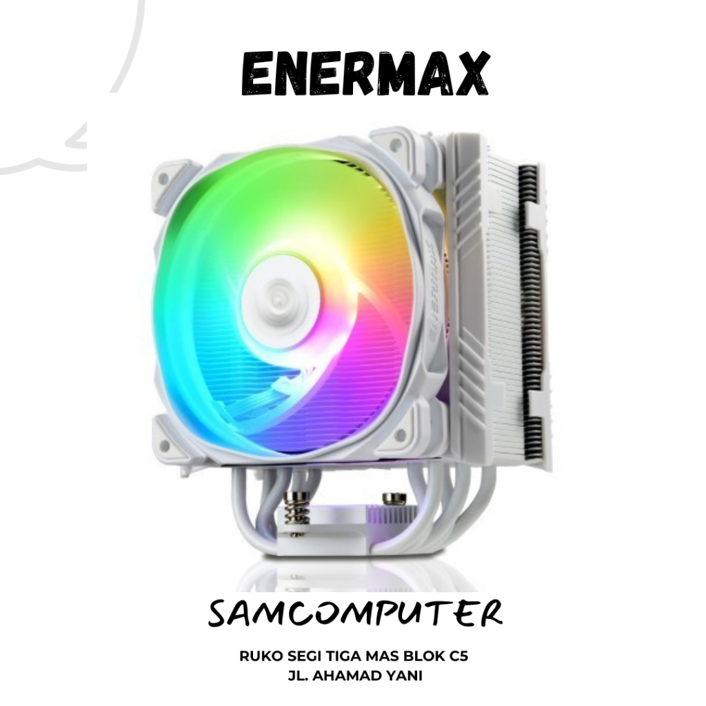 Jual Enermax ETS-T50 AXE ARGB White - Enermax CPU Cooler ETS-T50A-W-ARGB INTEL /AMD | Shopee ...