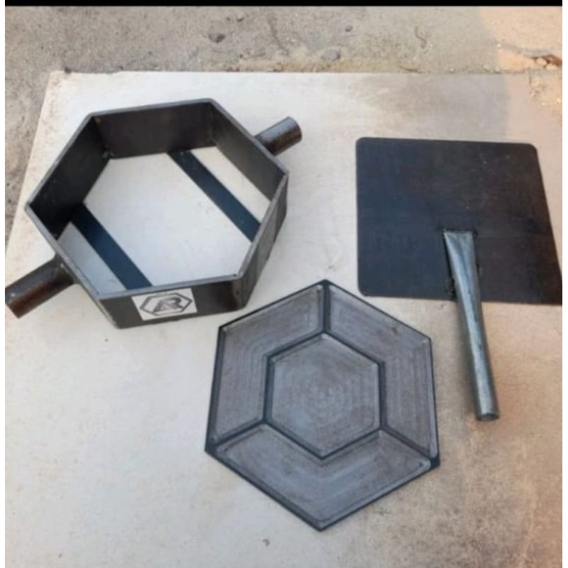 Jual cetakan paving cnc milling motif hexagon | Shopee Indonesia