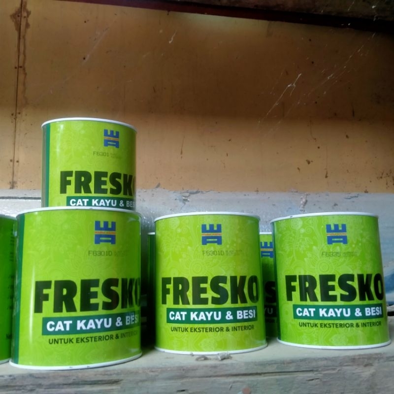Jual Cat minyak kayu dan besi Fresko | Shopee Indonesia