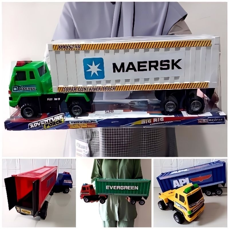 Jual Mainan Truk Kontainer Ekspedisi Petikemas B Panjang Besar Murah ...