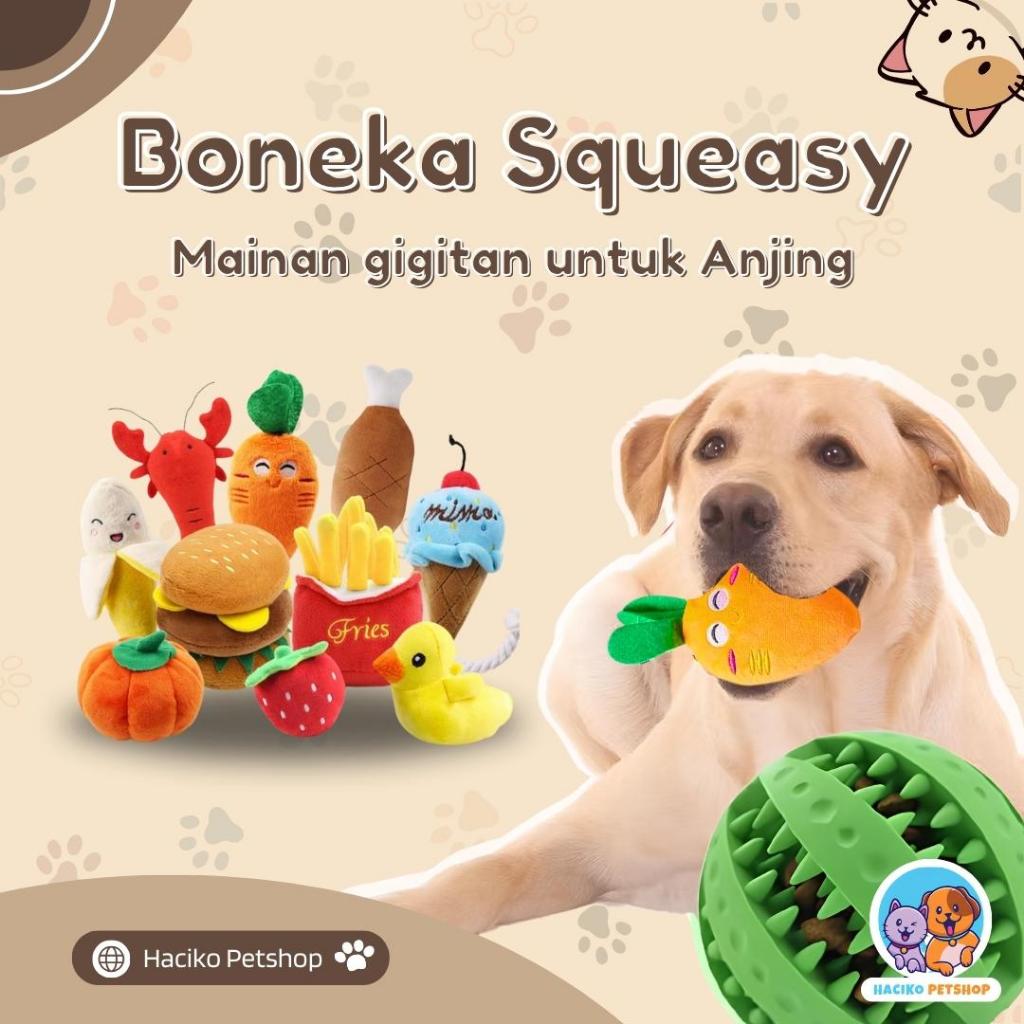 Jual [HACIKO PETSHOP] Mainan Lucu Boneka Squeaky Dog Toy Untuk Gigitan ...