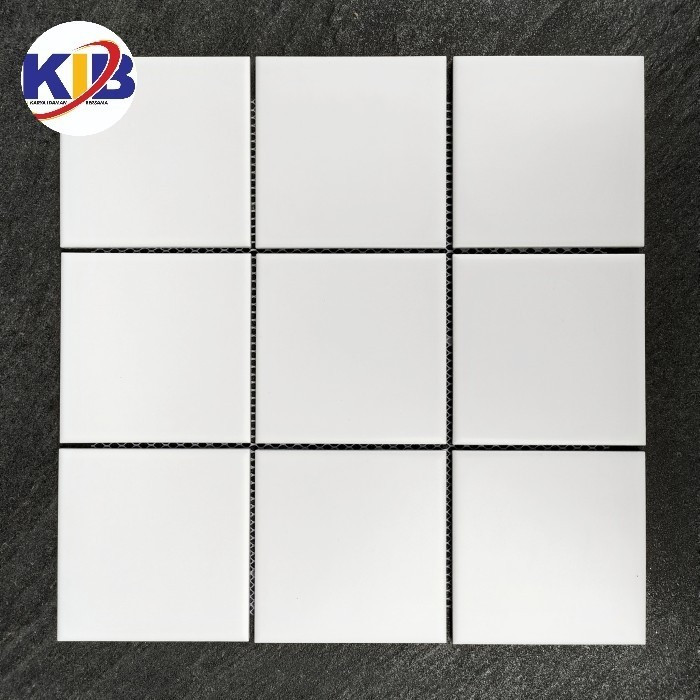 Jual Keramik Kamar Mandi Putih Matte Uk. 10 cm - Mosaic Consulate Type ...