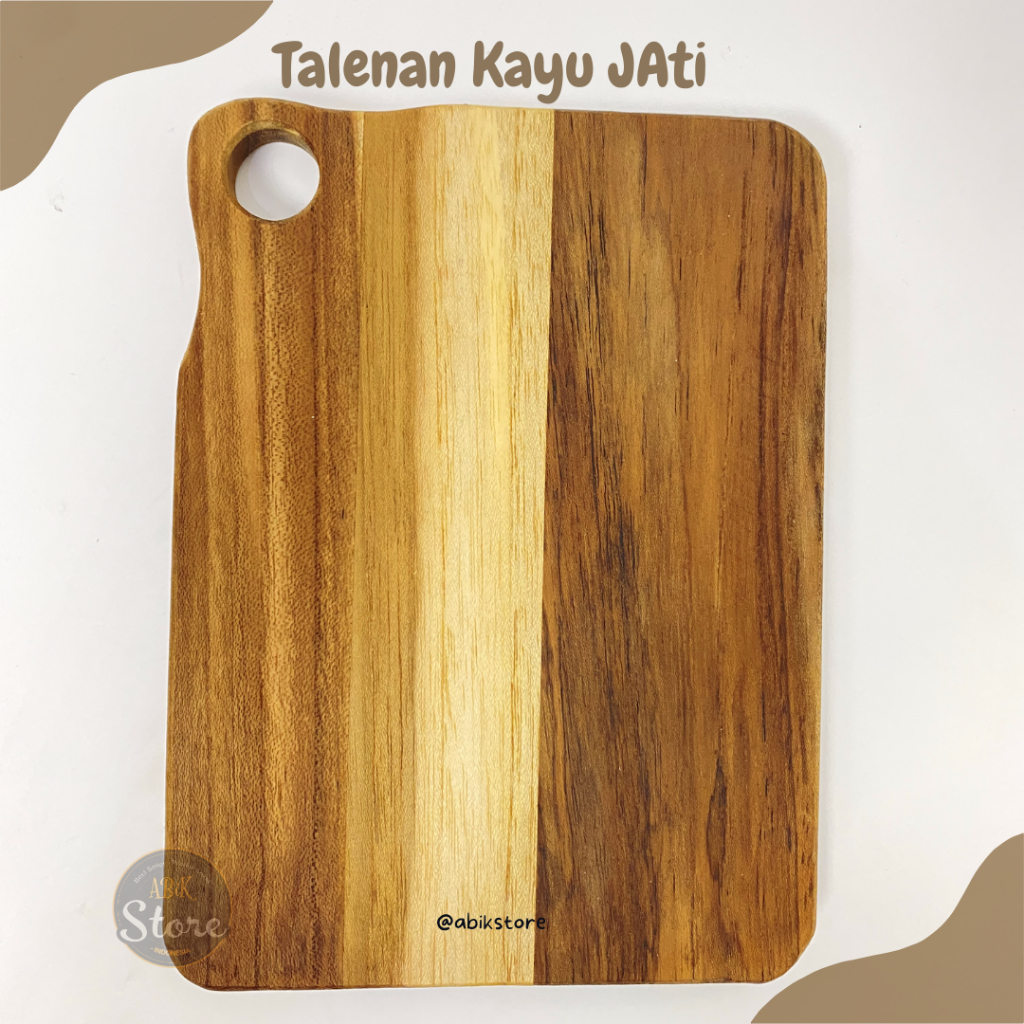 Jual Talenan Kayu Jati - Tatakan Potongan Kayu Jati Eksklusif oleh Abik ...