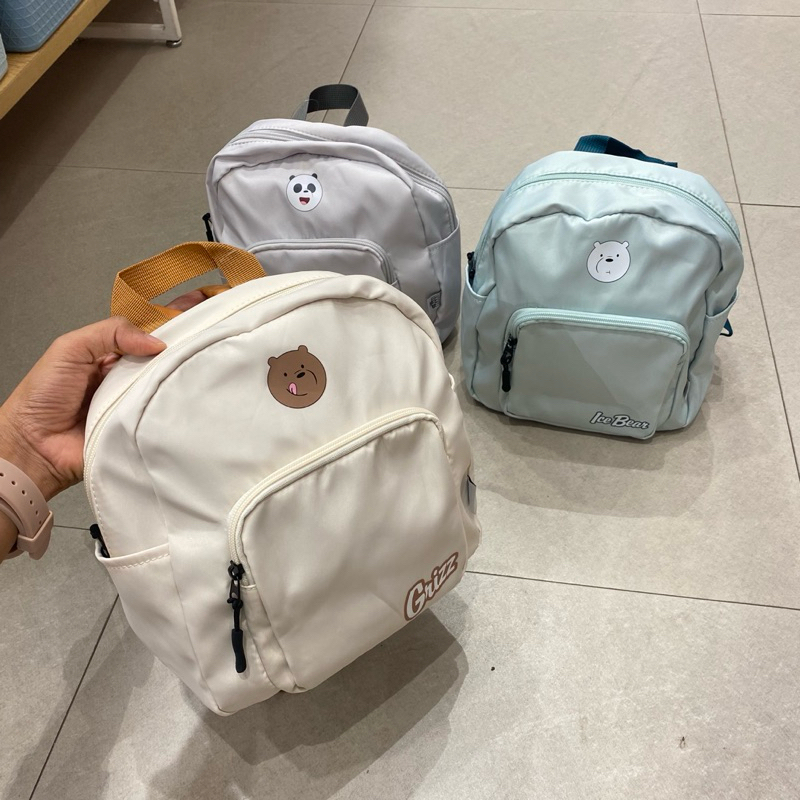 Jual Miniso We bare bears collection 5.0 Backpack / ransel tas anak ...