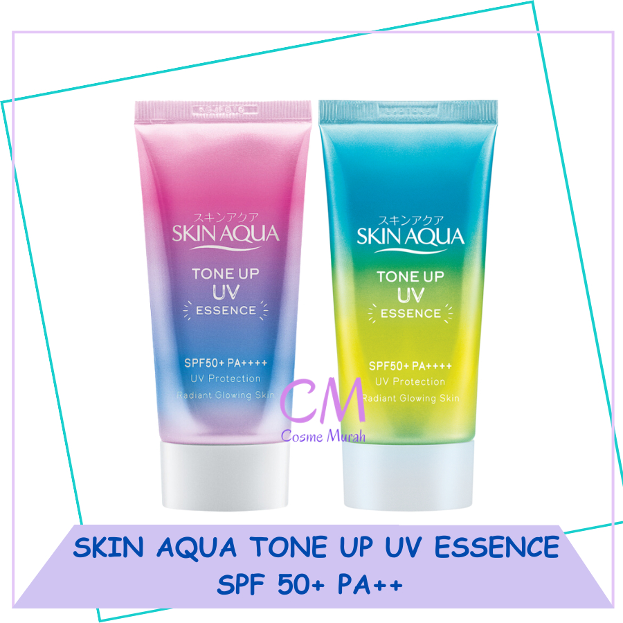 Jual CM SKIN AQUA Tone Up UV Essence SPF 50+ PA++ BPOM ORIGINAL / UV Protection | Shopee Indonesia